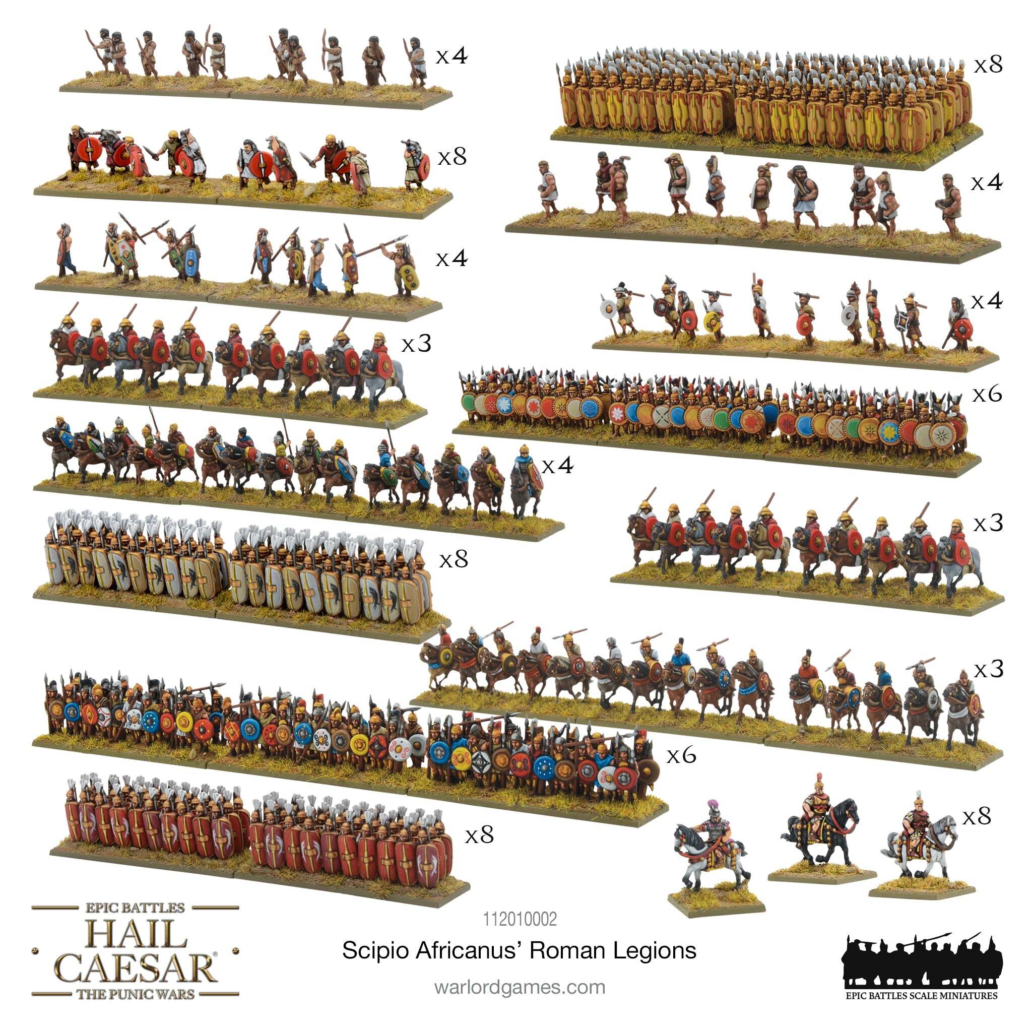 Сборная модель Hail Caesar Epic Battles: Scipio Africanus’ Roman ...