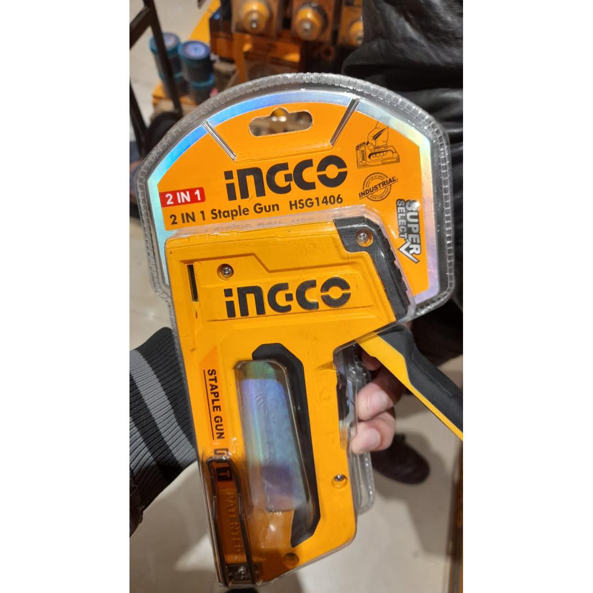 Степлер механический 2 в 1 INGCO HSG1406 INDUSTRIAL - купить по ...