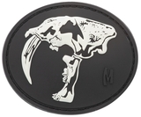 Патч Maxpedition Rubber Patch SABERTOOTH SKULL Glow