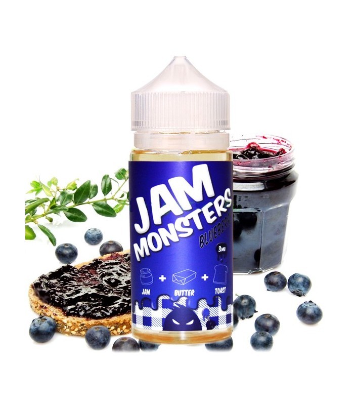 JAM MONSTERS - Blueberry (120ml) купить по цене 300 рублей в Москве