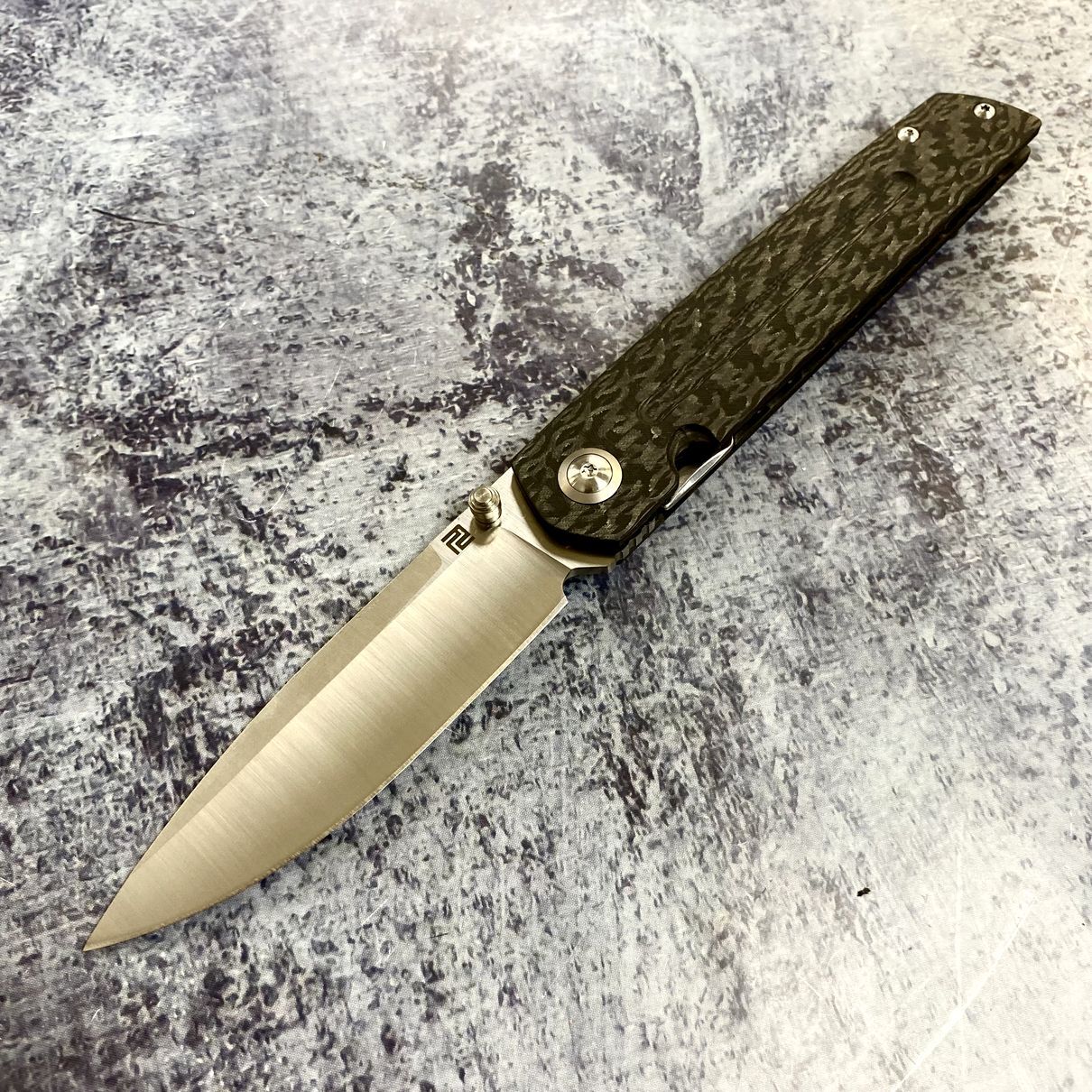 Складной нож ARTISAN CUTLERY 1849P-CF SIRIUS, сталь AR-RPM9, рукоять Карбон купить за 14 250 руб ...