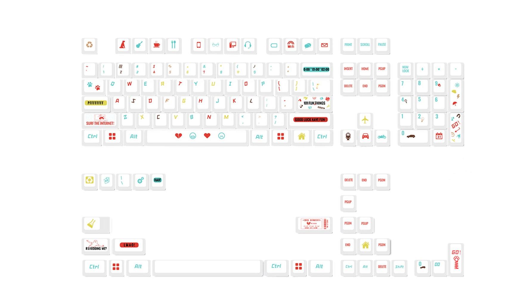 Набор клавиш KBD67 «Life Map» — купить на сайте профессиональных ...