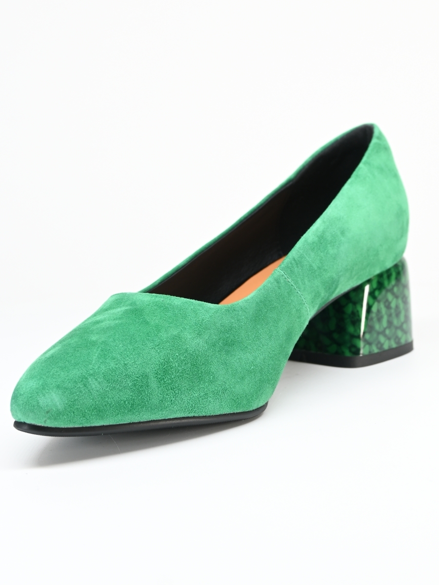 Зелёные замшевые туфли Ascalini - стиль и комфорт