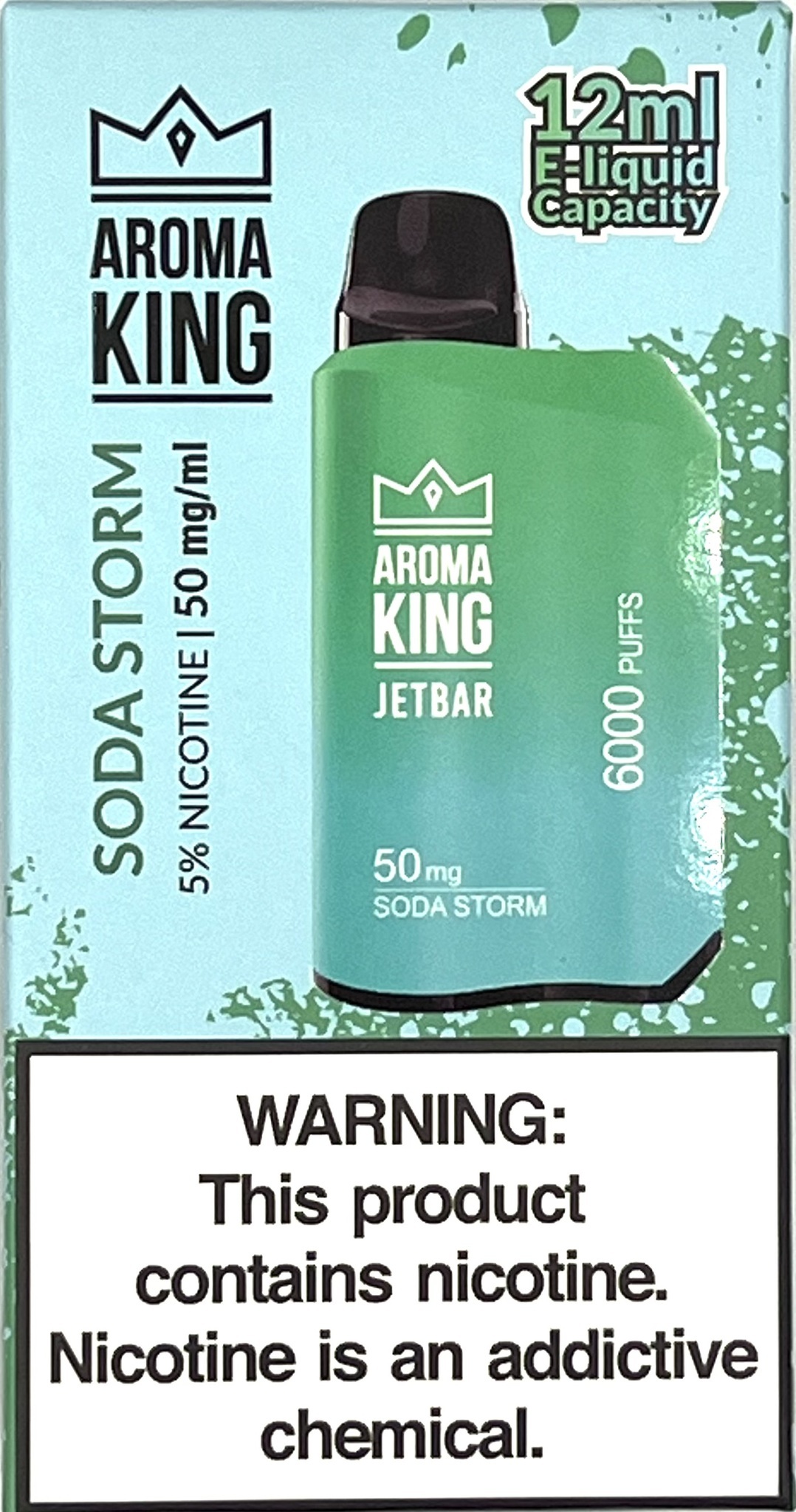 Aroma King 6000 - Soda Storm (5% nic) – купить за 100 zł | HookahHub ...