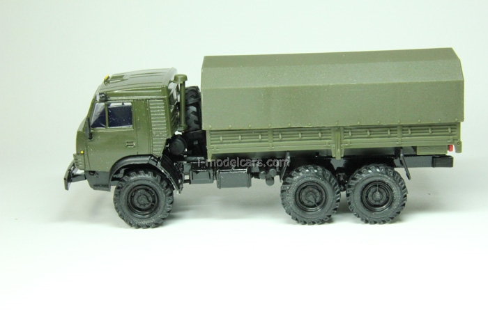 MODEL CARS KAMAZ-43101-028 with awning Elecon 1:43