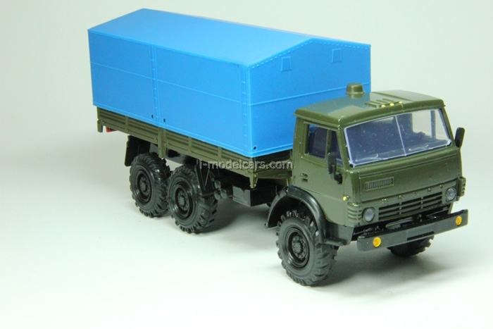 MODEL CARS KAMAZ-43105 with awning Elecon 1:43