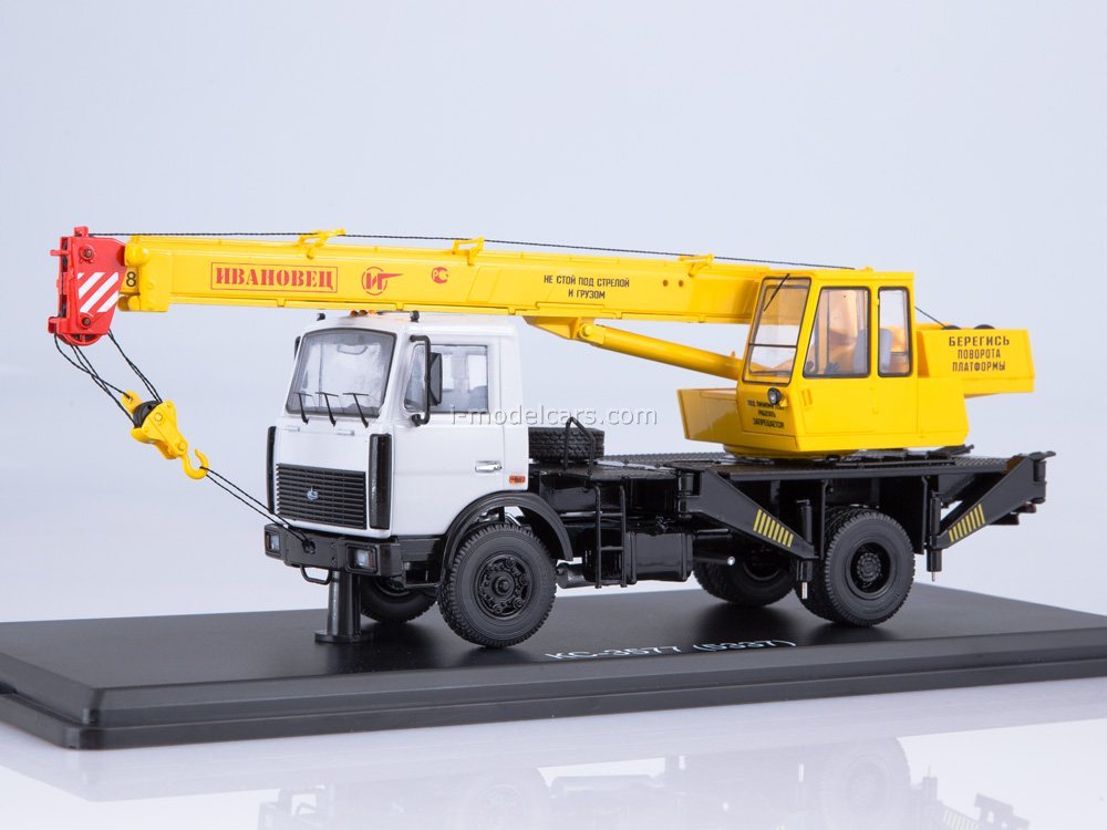 MAZ-5337 Truck crane KS-3577 Ivanovets (restyling) 1:43 Start Scale ...