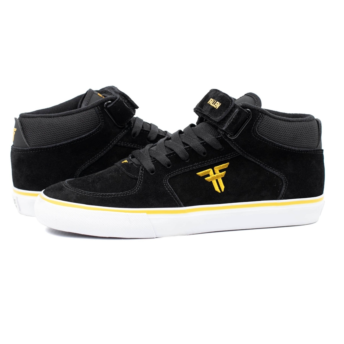 Купить кеды fallen tremont mid (vulc) - black / yellow по цене 10 200 ...