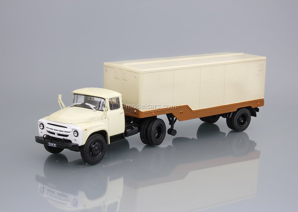 ZIL-130V1 and semitrailer ODAZ-794 1:43 DeAgostini Auto Legends USSR ...