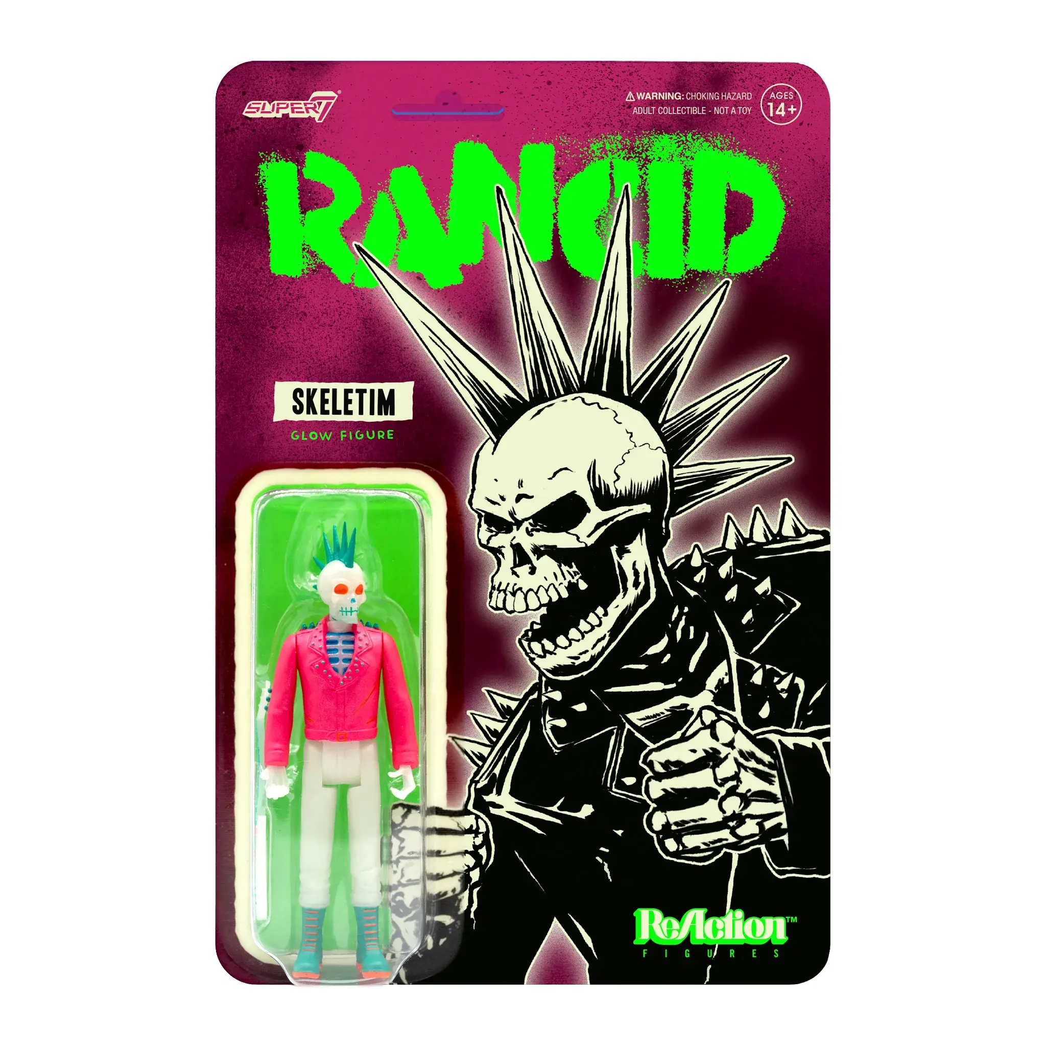 Фигурка Super7. Rancid: Rancid Punk Skeletim (Glow) – купить за 2790 ...