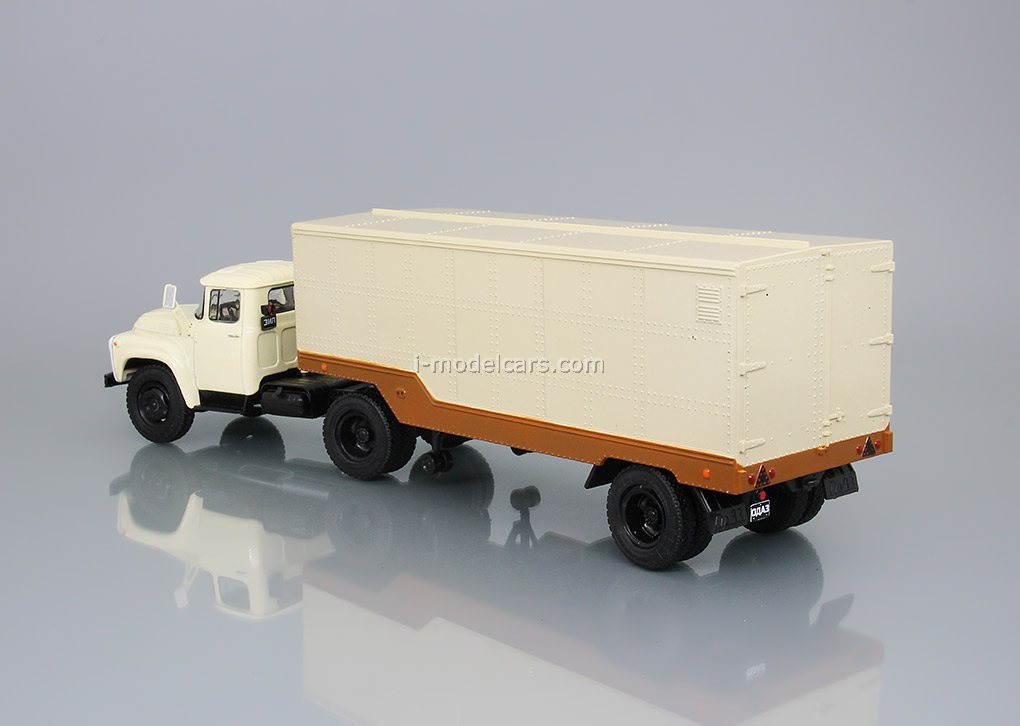 ZIL-130V1 and semitrailer ODAZ-794 1:43 DeAgostini Auto Legends USSR ...