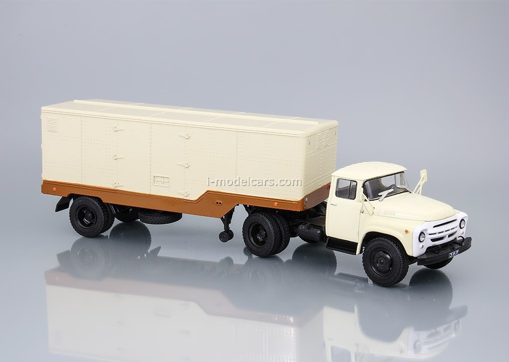 ZIL-130V1 and semitrailer ODAZ-794 1:43 DeAgostini Auto Legends USSR ...