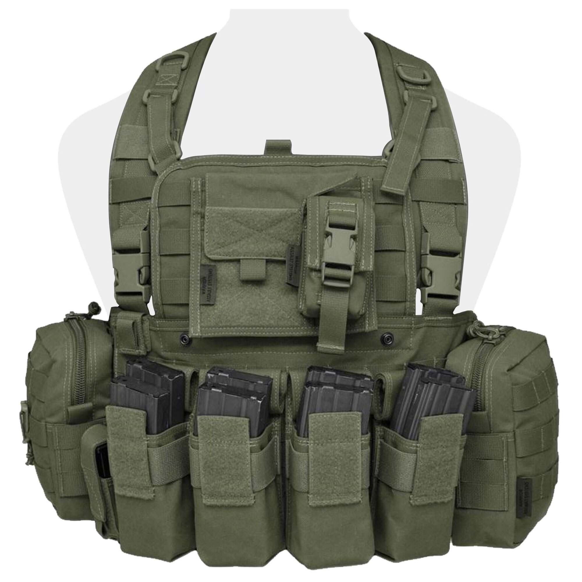 Нагрудник Warrior EO 901 Chest Rig + 5 Pouches SET