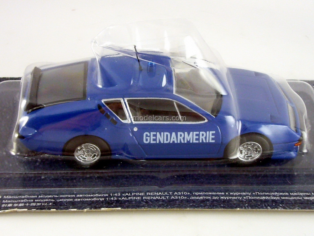 MODEL CARS Alpine Renault A310 French Gendarmerie 1:43 DeAgostini World ...