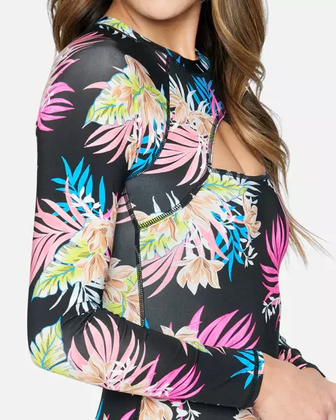 Купальник слитный HURLEY HANA CROSS YOKE SURFSUIT | Купить в GoSurf