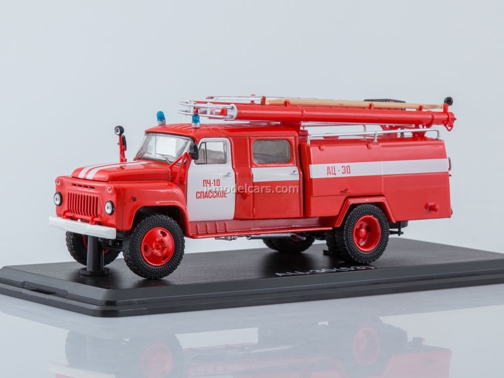 GAZ-53A AC-30 106A Fire Department #10 Spassky 1:43 Start Scale Models ...