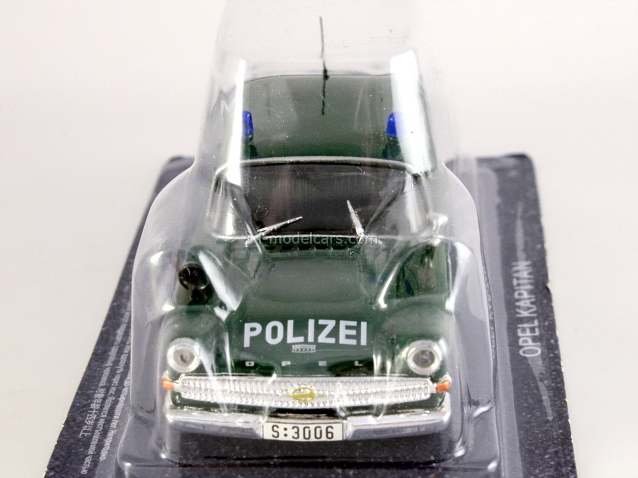 MODEL CARS Opel Kapitan Polizei Germany 1:43 DeAgostini World's Police ...