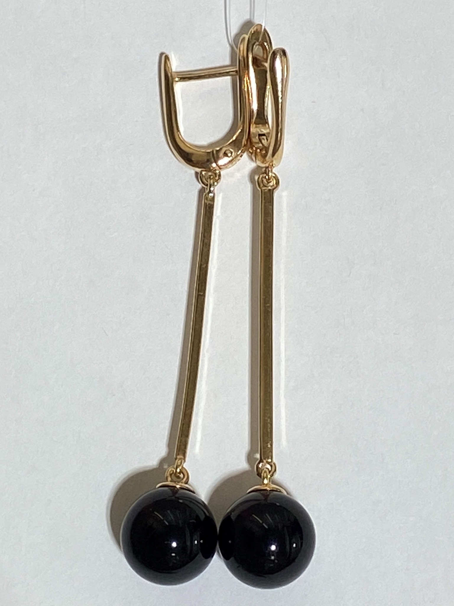 Янтарь 07912 (серьги из серебра) авторские крупные для женщин и девушек ...