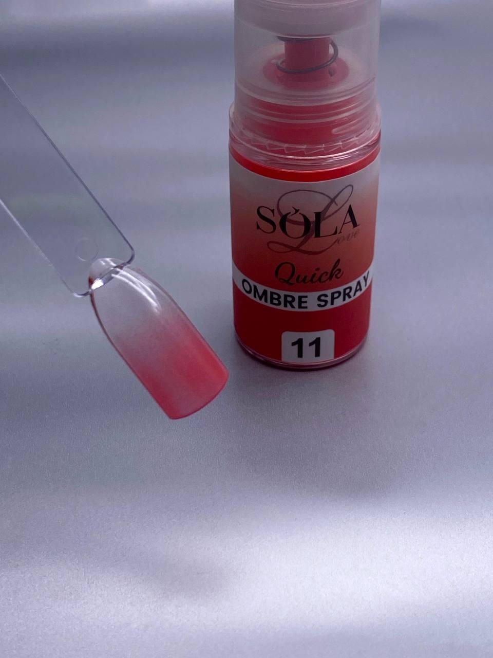 Sola Quick Ombre Dry Spray 11 - Сухой Спрей-омбре для градиента, 10мл ...