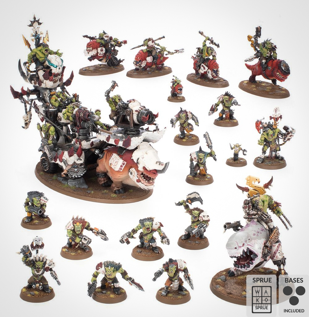 [Wako-box Battleforce] Orks Beast Snagga Stampede – купить за 8 460 ...