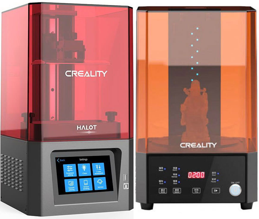 Комплект: Creality HALOT-ONE + устройство Creality UW-01 купить 3D-принтер в Москве - магазин ...