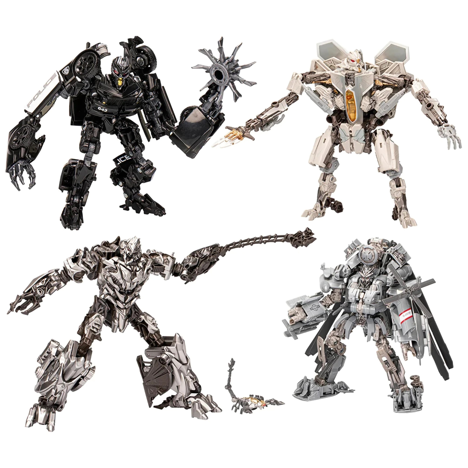 Hasbro Transformers Studio Series Barricade Starscream Megatron Blackout 28oi.ru