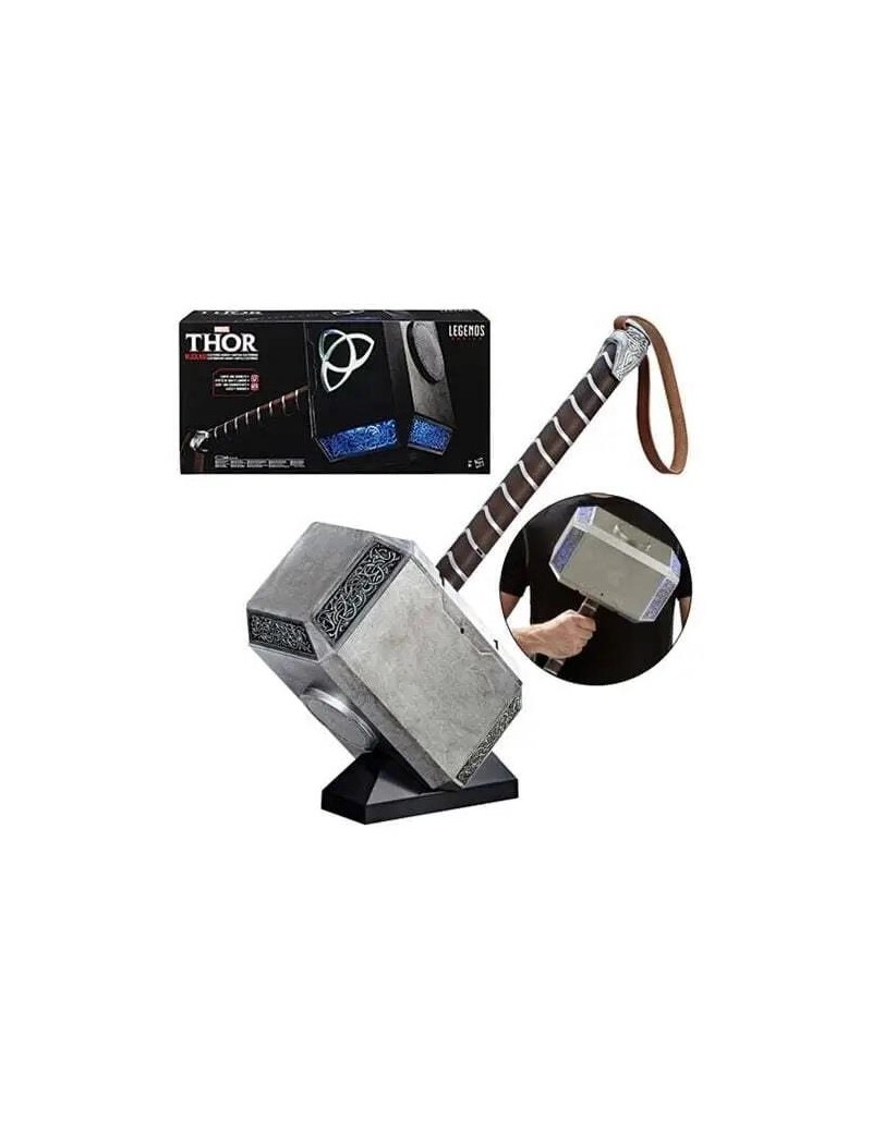 «Hasbro Marvel Legends Thor Mjolnir Hammer Electronic Prop Replica» за ...