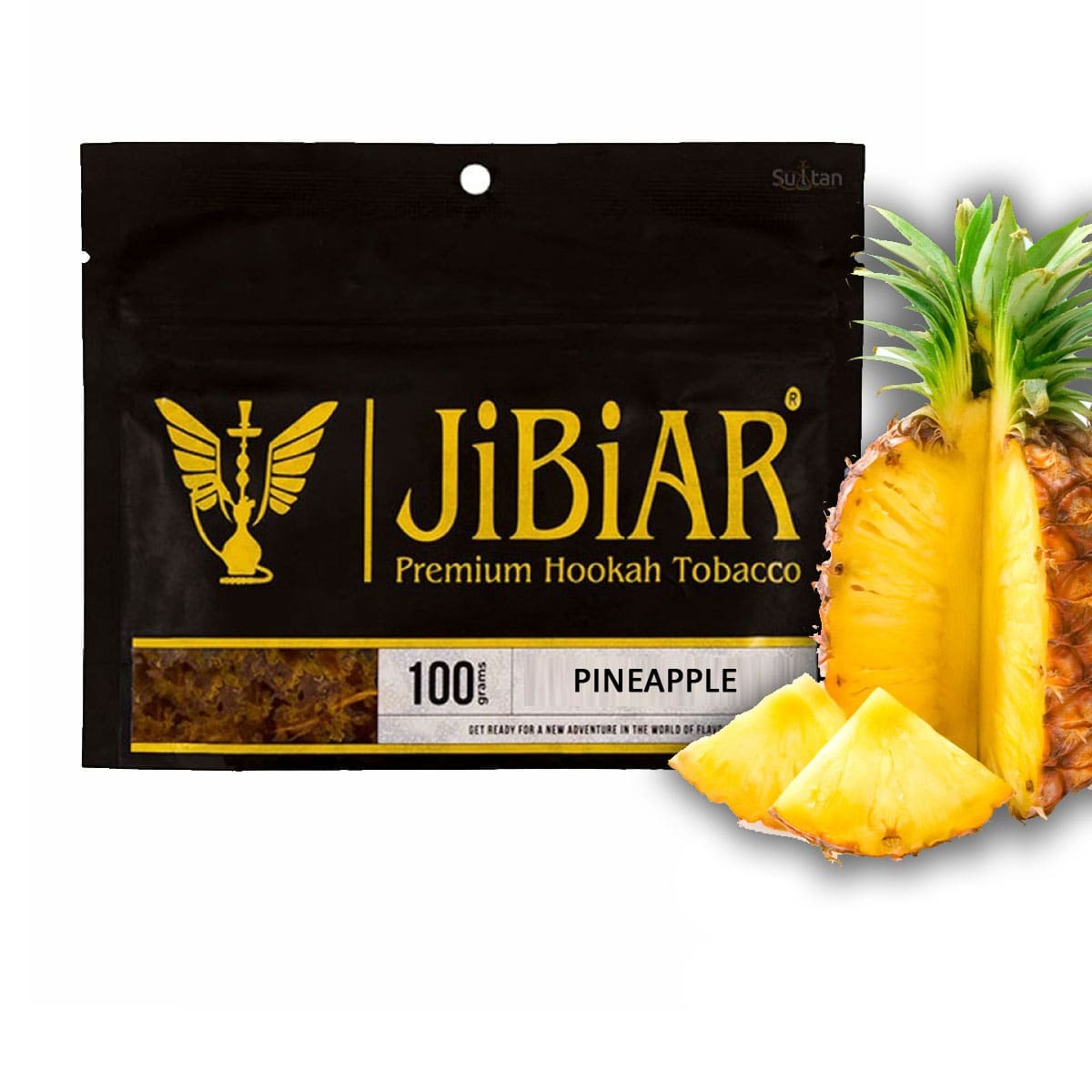 JiBiAr - Pineapple (100g) - Kup tytoń do sziszy po okazyjnej cenie w ...