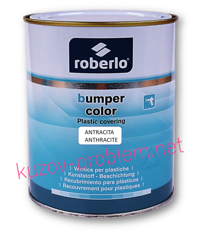 Структурное покрытие "Bumper Color" антрацит Roberlo 1л