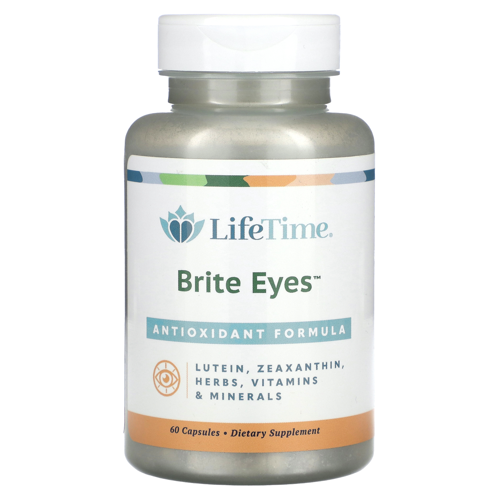 LifeTime Vitamins, Brite Eyes, средство с антиоксидантами, 60 капсул ...