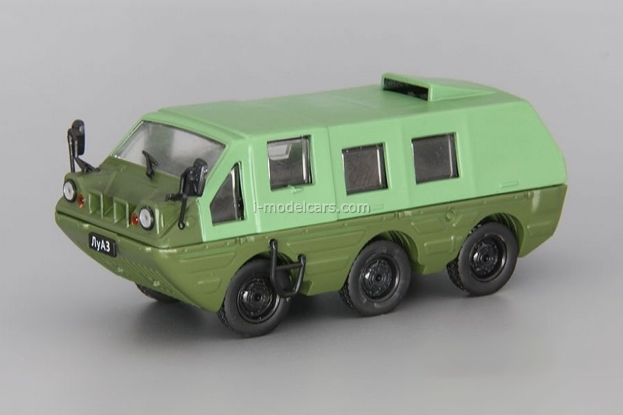 LUAZ-1901 Geologist ATV-amphibian green 1:43 DeAgostini Auto Legends ...