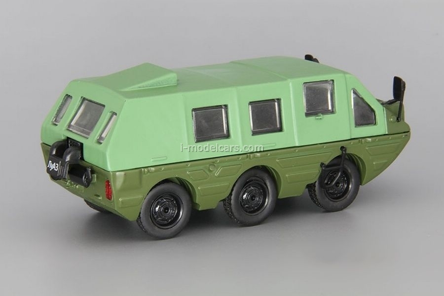 LUAZ-1901 Geologist ATV-amphibian green 1:43 DeAgostini Auto Legends ...