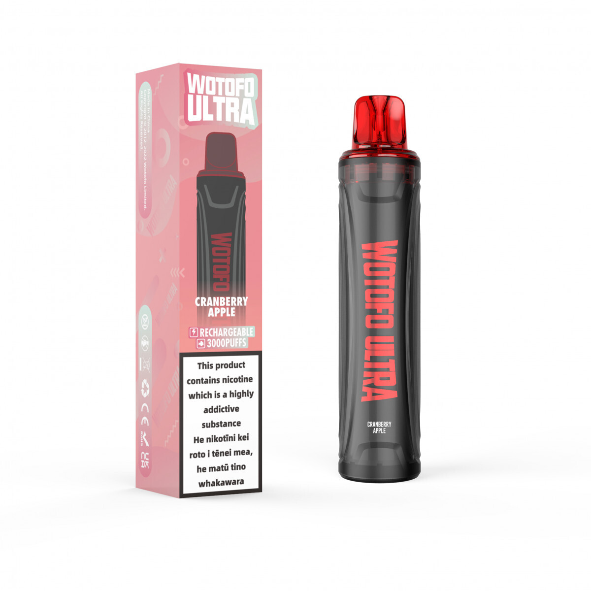 WOTOFO Ultra Vape Pen - Cranberry Apple (5% nic) – купить за 60 zł ...