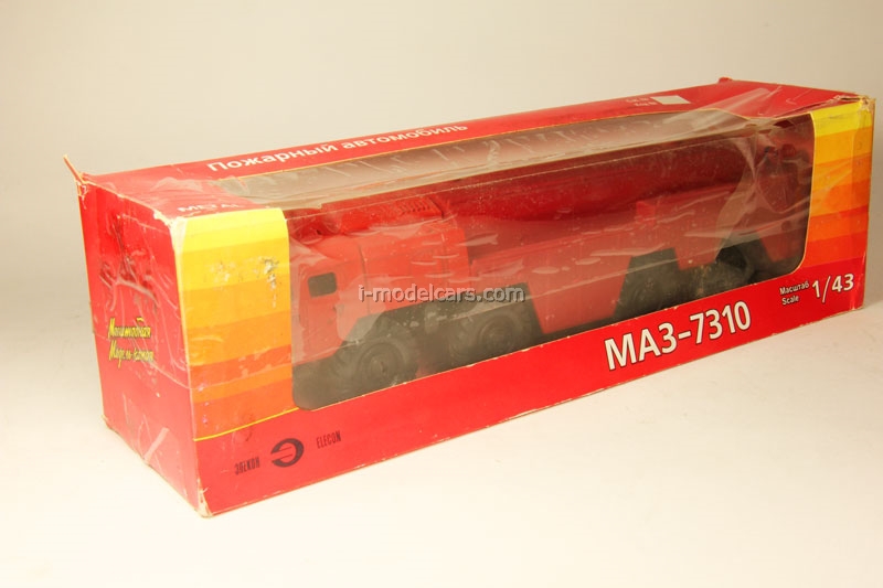 MODEL CARS MAZ-7310 Airfield fire engine AA-60(7310)-160.01 Elecon 1:43