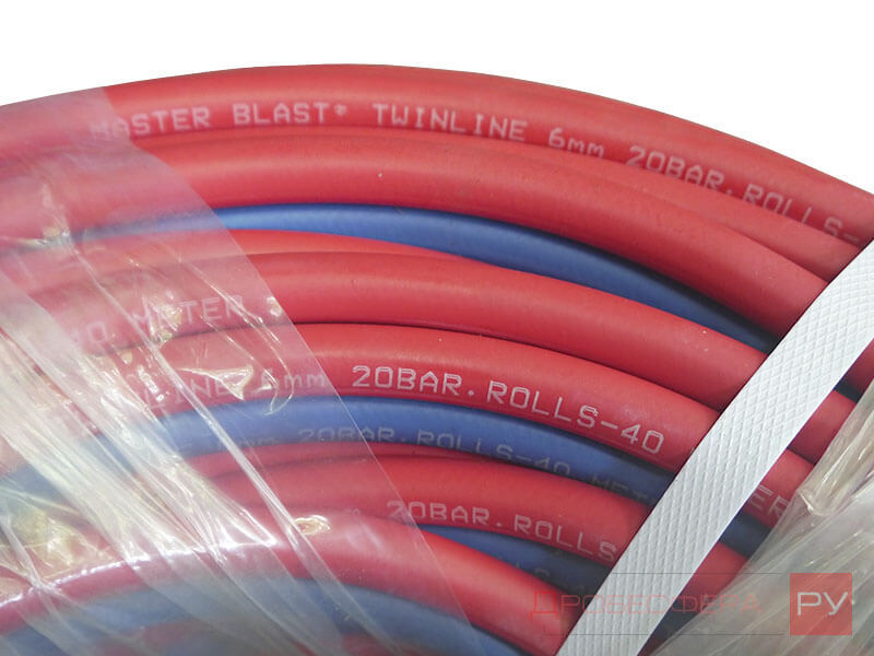 Шланг сдвоенный MASTER BLAST® TWIN LINE 6 мм бухта 40м - купить по ...