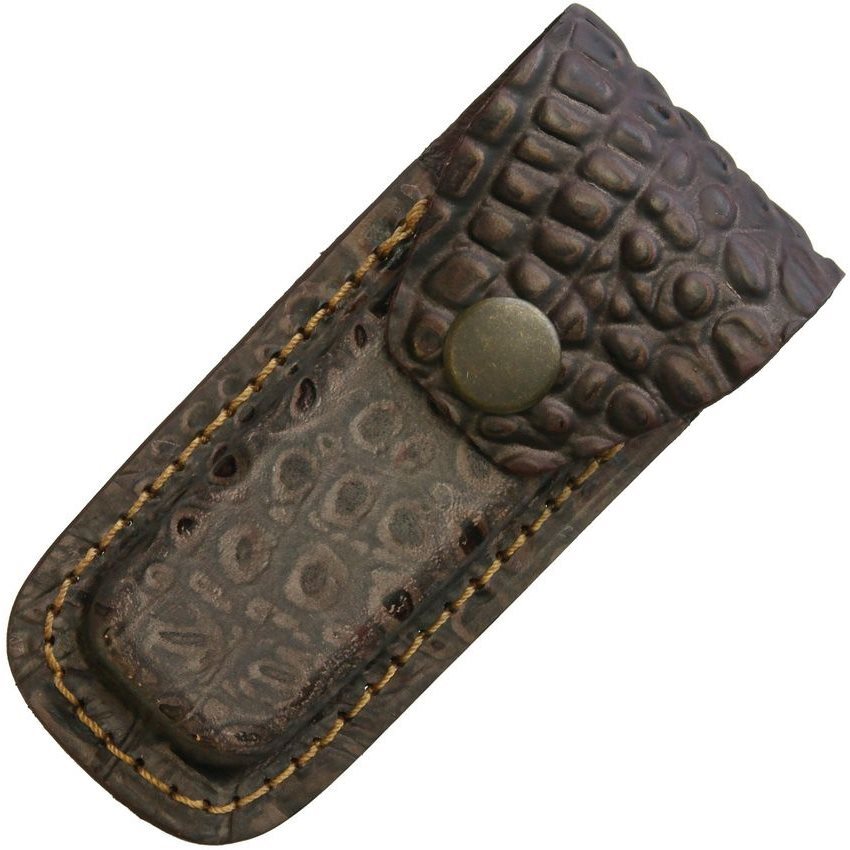Подсумок для ножа Belt Pouch CROCODILE for Folding Knife LEATHER