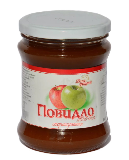 Белорусское повидло яблочное "Для друзей" 550г. Городея - купить с ...