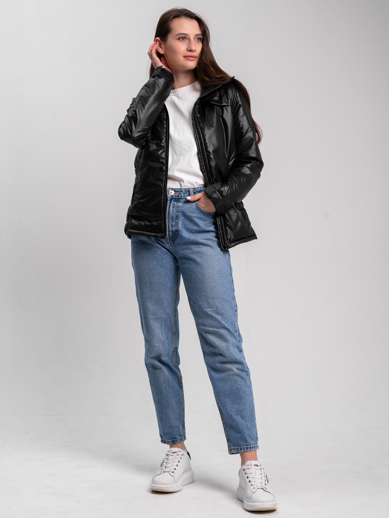 Куртка "Деми" черный – купить за 4 217 ₽ | Интернет-магазин Yollochka.shop
