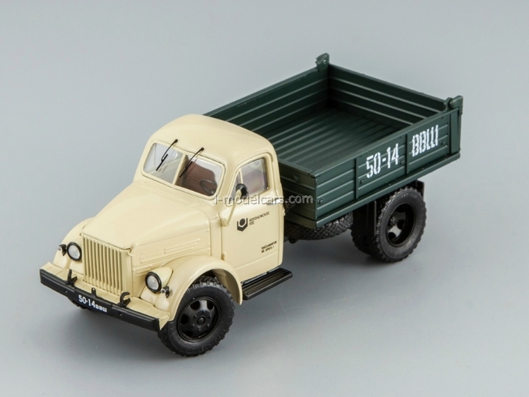 MODEL CARS GAZ-93b Tipper 1974 sand-green DIP 1:43