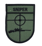 Нашивка Badge Textile Sniper Olive / Black