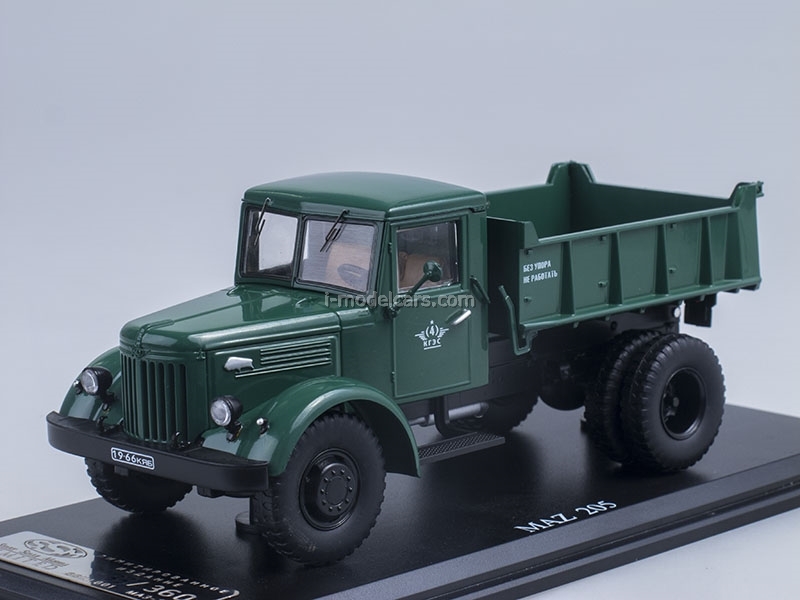MODEL CARS MAZ-205 Tipper limited 360 1:43 Start Scale Models (SSM)