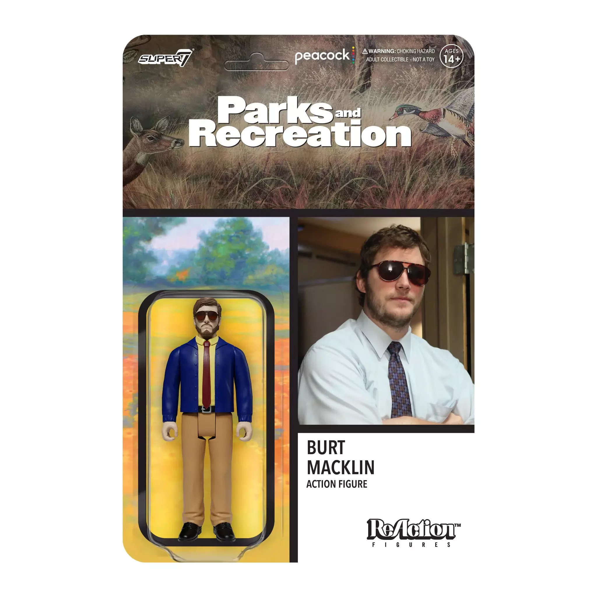 Фигурка Super 7 - Parks and Recreation: Burt Macklin – купить за 3490 ...