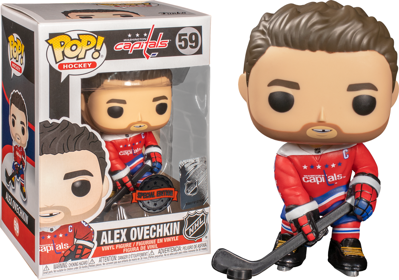 Funko POP! NHL. Washington Capitals: Alex Ovechkin (Exc) (59) – купить ...