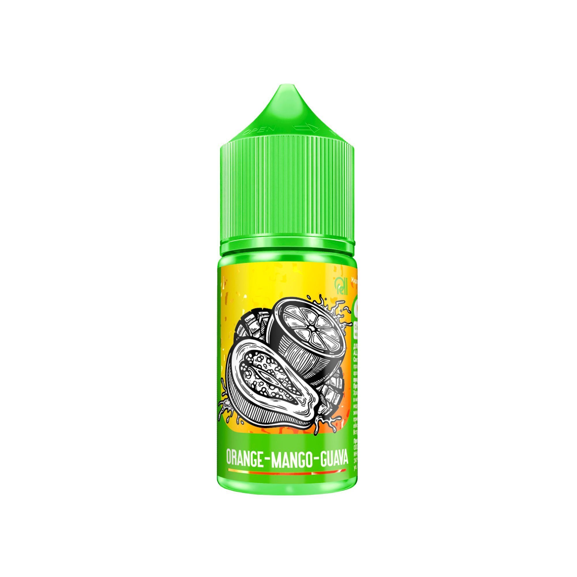 Жидкость RELL Green: Orange Mango Guava 30мл