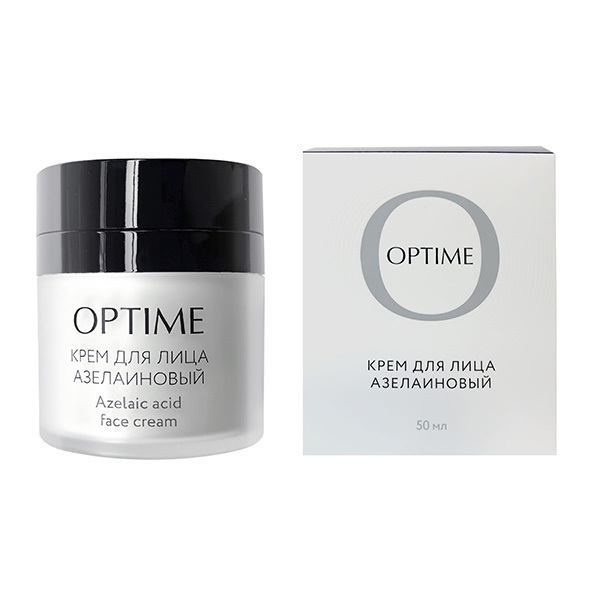 Крем для лица Optime с Азелаиновой Кислотой по выгодной цене в интернет-магазине Мелоскоп