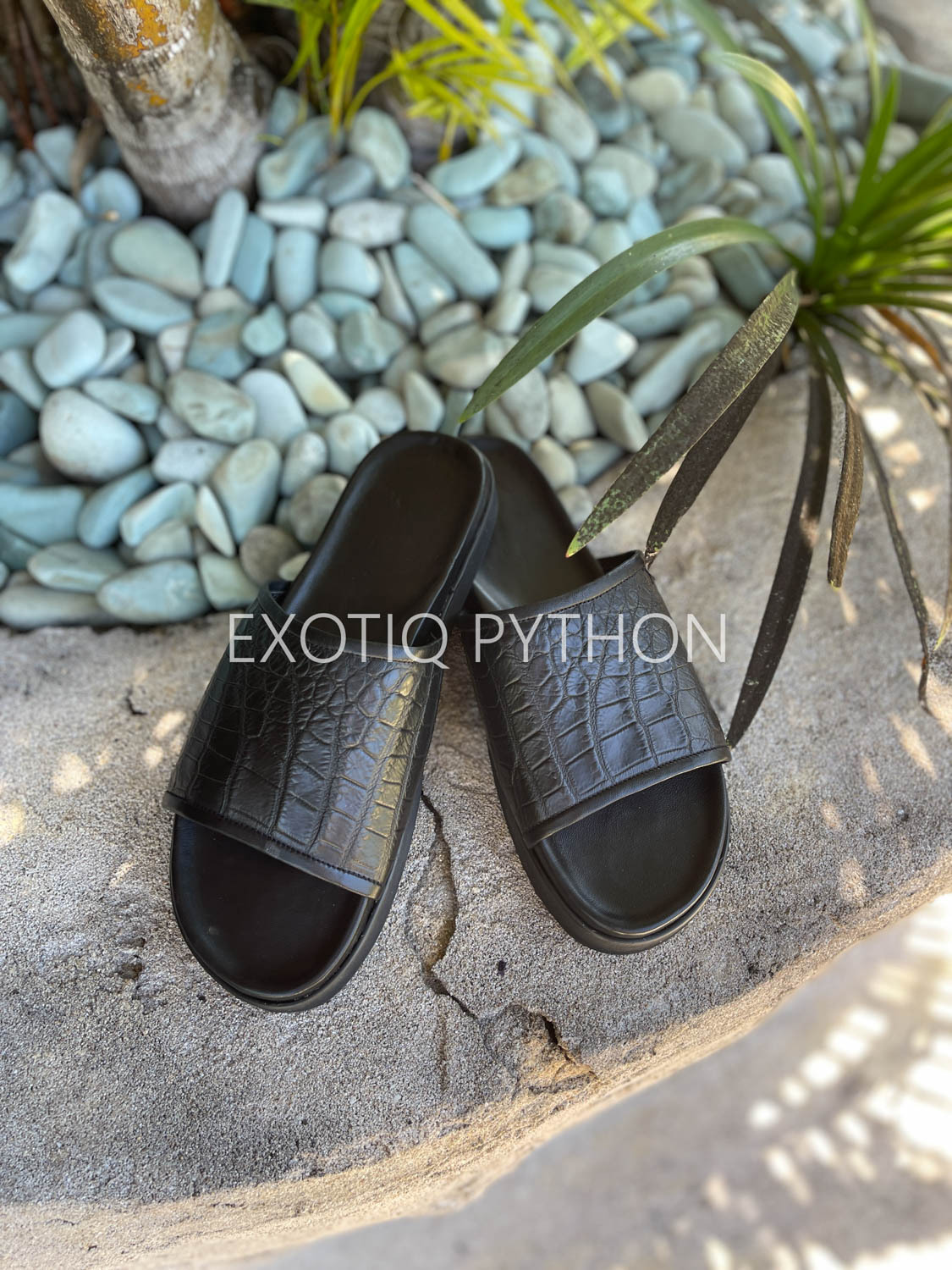 Сандалии из кожи крокодила SH-165 - «EXOTIQ PYTHON»