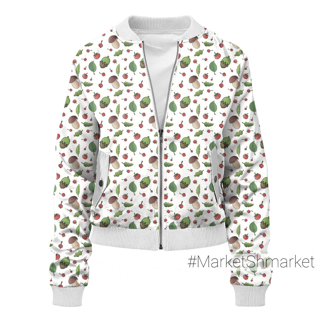 Ткани Лето в лесу. Ягоды и грибы - закажи на #MarketShmarket.com любая ...