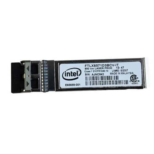 Трансивер INTEL (R) Ethernet SFP + SR OPTICS 1G/10G SFP + SR OPTIC ...