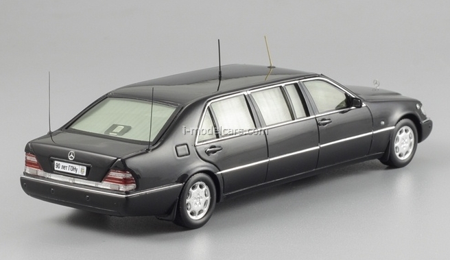 MODEL CARS Mercedes-Benz S500 Pullman Guard W140 President Boris ...