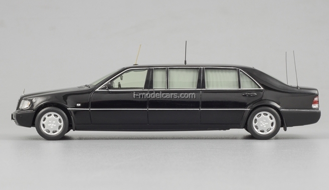 MODEL CARS Mercedes-Benz S500 Pullman Guard W140 President Boris ...
